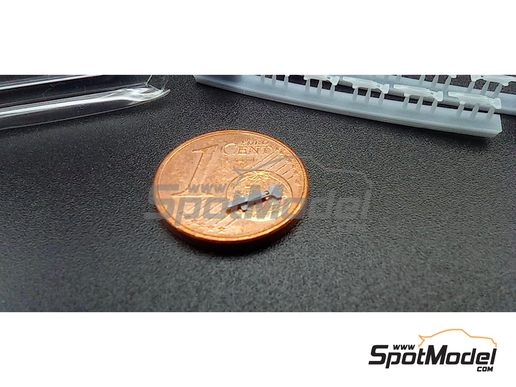 D.A.B. Models DAB18-017: Bonnet pins 1/18 scale - Toggle latch - 10 units (ref. DAB18-017 ...